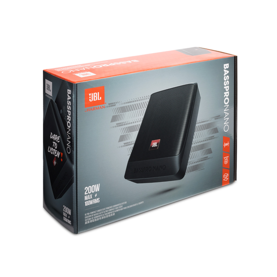 JBL BassPro Nano | Сверхкомпактный активный сабвуфер для установки под ...